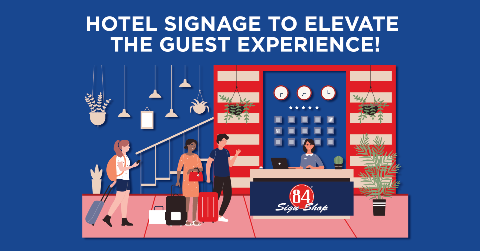 Hotel Signage to Elevate the Guest Experience - 84 Sign Shop